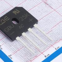 China Silicon Bridge Rectifier LGE GBU25K Molded Plastic UL 94V O Flammability Classification Component for sale