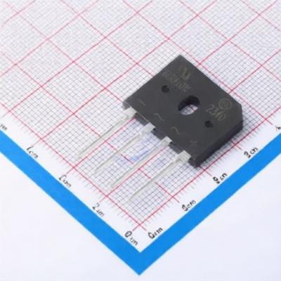 China Durable single phase bridge rectifier LRC GBU10K-G with plastic package and glass passivated chip junctions for sale