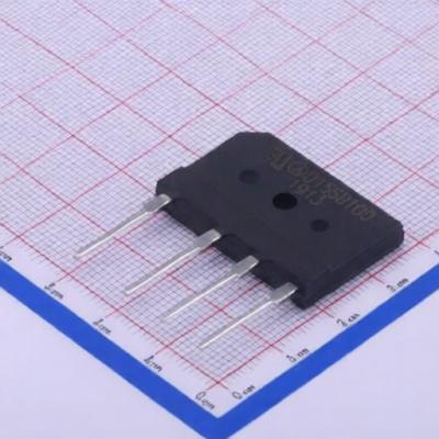 China Glass passivated chip junction single phase bridge rectifier LRC D15SB100 with 15 ampere forward current rating for sale