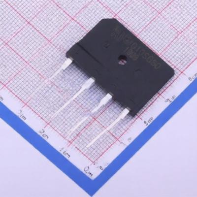 China Single phase bridge rectifier LRC D10SB60 with 600 volt reverse voltage and plastic package housing for sale