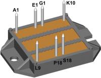 China Littelfuse IXYS VUE130-06NO7 3 Phase Rectifier Bridge HiPerFRED Module with Low Forward Voltage Drop for sale