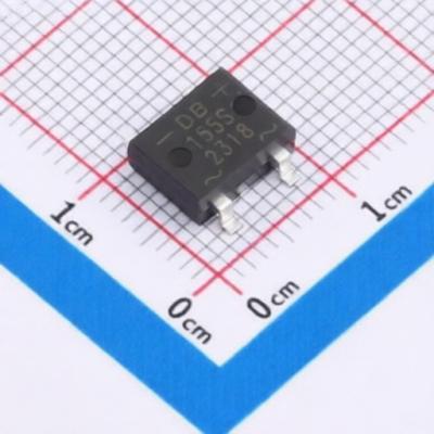 China Glass passivated chip junction single phase bridge rectifier LRC DB155S with plastic molded package for sale