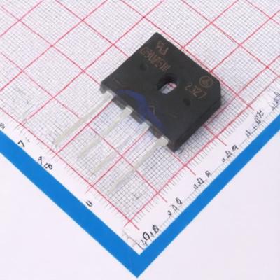 China Single phase bridge rectifier LRC GBU25M featuring 1000 volt VRRM and plastic package with UL 94V 0 rating for sale