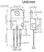 China Durable luJing TIP127 PNP Darlington Transistor Suitable for Amplifier and Electronic Switching Circuit for sale