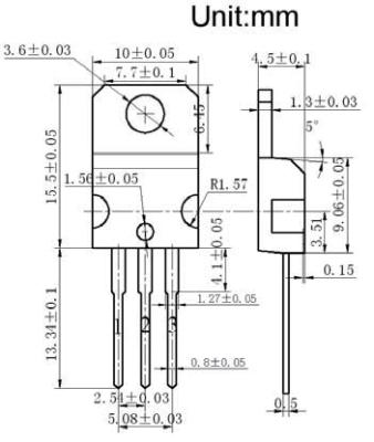 China Durable luJing TIP127 PNP Darlington Transistor Suitable for Amplifier and Electronic Switching Circuit for sale