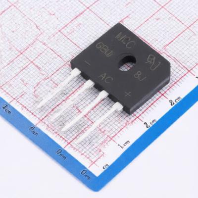 China MCC GBU8J BP single phase bridge rectifier featuring 8 amp average forward current and RoHS compliance for sale