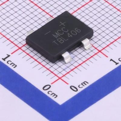 China 4 Amp Glass Passivated Bridge Rectifier MCC TBL406-TP with UL 94 V0 Flammability and RoHS Compliance for sale
