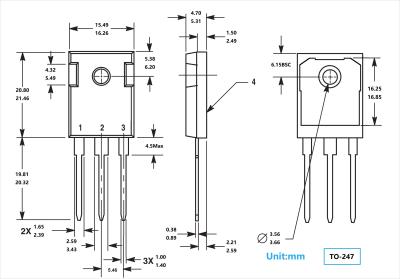 China Power MOSFET MASPOWER MS18N100HCC0 featuring 1000V drain source voltage and low gate charge for lighting for sale