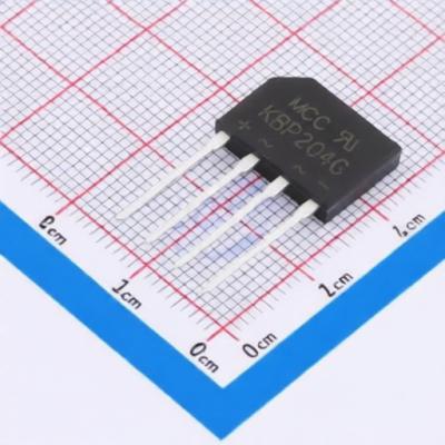 China RoHS compliant MCC KBP204G-BP bridge rectifier with lead free finish and UL 94V-0 flammability rating for sale