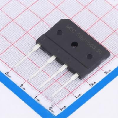 China Glass Passivated Bridge Rectifier MCC GBJ1508-BP 1 Amp with RoHS Compliance and Halogen Free Options for sale