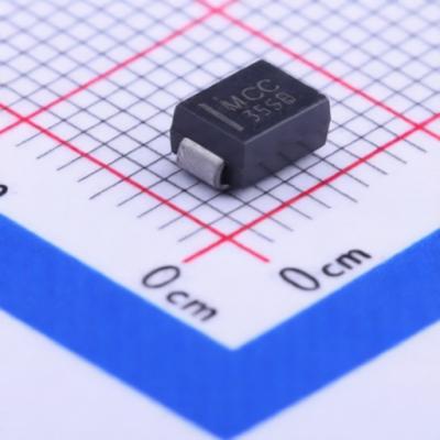 China 5 watt silicon Zener diode MCC SMBJ5355B-TP with low profile package and high surge current capability for sale