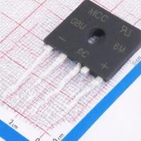 China MCC GBU6M BP bridge rectifier featuring glass passivated material and high surge overload capability for sale