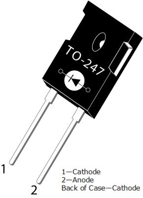China 1200 Volt 30 Amp Silicon Carbide Diode MICROCHIP MSC030SDA120BCT Ideal for Power Supplies and EV Chargers for sale
