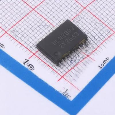 China Durable MSKSEMI ULN2803 Darlington Driver Array Featuring Eight Channels for Logic Buffering and Motor Control for sale