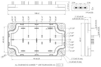 China Triple Phase Silicon Carbide Power Module MICROCHIP MSCSM70TAM05TPAG 700 Volt 349 Amp Full SiC Module for sale