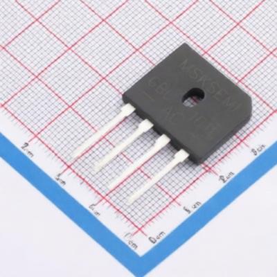 China Bridge Rectifier MSKSEMI GBU1010-MS Low Forward Voltage for Printed Circuit Board Applications for sale
