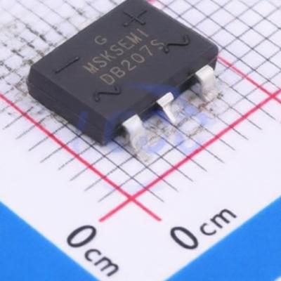 China High surge current capacity bridge rectifier MSKSEMI DB207S designed for printed circuit board mounting for sale