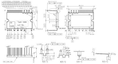 China motor control 3 phase dc ac inverter Mitsubishi Group PSS30S92F6 AG transfer molding insulated type for sale