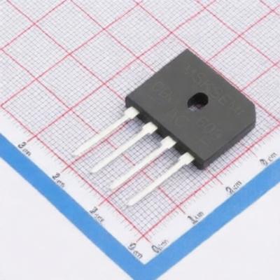 China Bridge rectifier MSKSEMI GBU608-MS featuring low forward voltage and flexible mounting position for pcb integration for sale