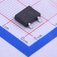 China 600 volt single phase bridge rectifier PANJIT DI156S R2 10001 plastic surface mount glass passivated for sale