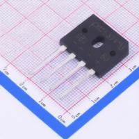 China Glass passivated bridge rectifier PANJIT GBU6J B0 100A2 6 amp current molded plastic housing for pcb for sale