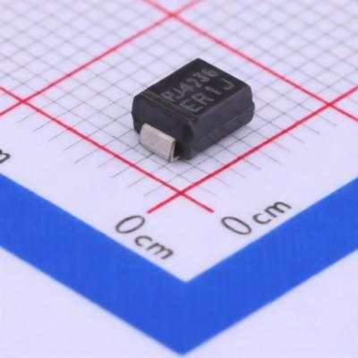 China Surface Mount Superfast Rectifier PANJIT ER1J with Glass Passivated Junction and Lead Free Compliance for sale