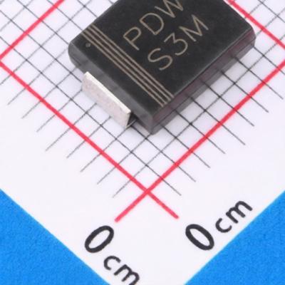 China 1000 Volt Reverse Voltage Surface Mount Diode PDW S3MC with 3 Amp Maximum Forward Current Capability for sale