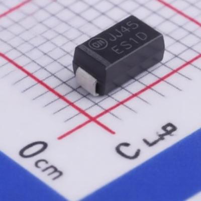 China Glass passivated junction onsemi ES1D fast recovery rectifier designed for surface mount installation for sale