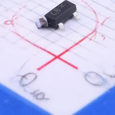 China Dual Schottky barrier diodes onsemi BAS40-04LT1G designed for hand held devices and voltage clamping for sale