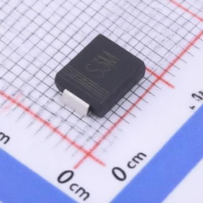 China High surge current PAKER S3M surface mount rectifier with glass passivated junction and low leakage for sale