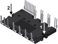 China Automotive 3Phase 650 V 60 A Smart Power Module onsemi NFVA36065L42 with Integrated Gate Drive and Protection for sale