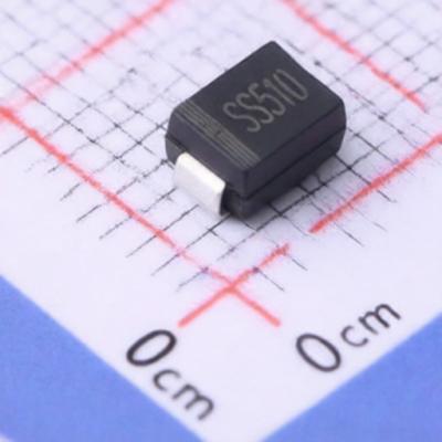 China Fast Switching Surface Mount Rectifier PAKER SS510B Low Thermal Resistance Low Forward Voltage Drop for sale