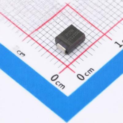 China High Surge Current Schottky Diode PDW SS2200B with UL 94V0 Flammability and Color Band Cathode Marking for sale