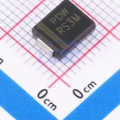 China Surface Mount PDW RS3MC Fast Recovery Diode with High Voltage Rating and UL Flammability Classification 94V 0 for sale