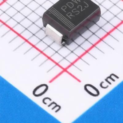 China Fast Recovery Diode PDW RS2JB with Solder Plated Terminals and High Temperature Soldering Capability for sale