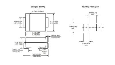 China Voltage Regulation PDW 1SMB5338B Zener Diode Featuring Low Zener Impedance and Matte Tin Lead Finish for sale