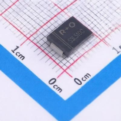 China High frequency surface mount Schottky rectifier R O SSL510C featuring loss and in electronic circuits for sale