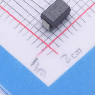 China loss Schottky barrier rectifier R O SS120 with solder plated terminals and UL 94V 0 molding compound for sale