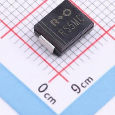China Fast switching rectifier R O RS5MC with UL 94V 0 molding compound and glass passivated chip junction for sale