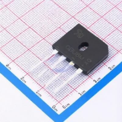 China Glass Passivated Bridge Rectifiers Shikues GBU8M with 8 Ampere Forward Current and 50 to 1000 Volt Ratings for sale