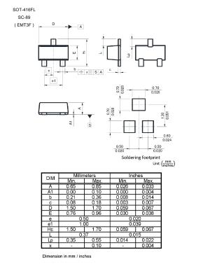 China Digital transistor ROHM DTA123EE3TL featuring integrated resistors for inverter and driver circuit applications for sale