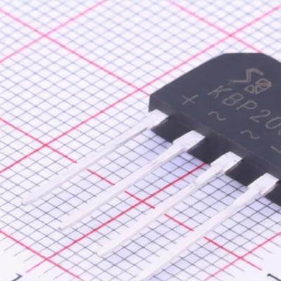 China Molded Plastic Glass Passivated Bridge Rectifier Shikues KBP206 Suitable for Printed Circuit Boards for sale