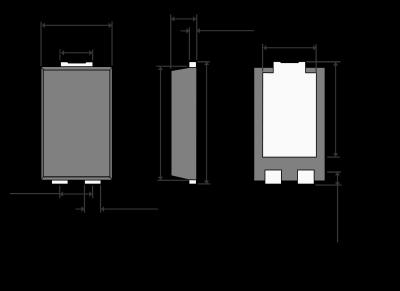 China Low VF Surface Mount Schottky Barrier Rectifier SEP SB1045L with High Surge Current and Ultra Loss for sale
