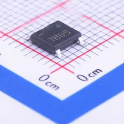 China 0.8A Forward Current Surface Mount Bridge Rectifier Shikues TB6S Featuring Glass Passivated Chip Junction for sale
