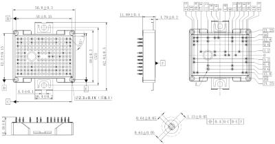 China High Speed Switching 1200V 240A SiC MOSFET Module Sichainsemi S1P05R120HBB Suitable for UPS Systems for sale