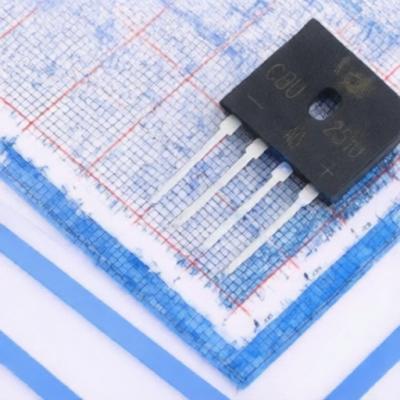 China Durable Plastic Bridge Rectifier TOS GBU2510 Offering 1000 Volt Peak Reverse Voltage and Performance for sale