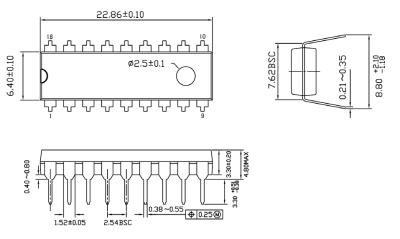 China Switching high voltage inductive loads with TOSHIBA TD62783AFG O S EL 8 channel DMOS transistor array for sale
