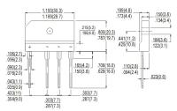 China 10 amp single phase bridge rectifier SMC GBJ1006TB glass passivated molded plastic case plated leads for sale