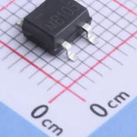 China Glass passivated bridge rectifier UMW MB10S with 0.8 amp current rating and epoxy case surface mount for sale