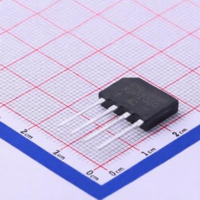 China half wave bridge rectifier SMC KBP208G with RoHS lead free device and epoxy resin molded plastic case for sale